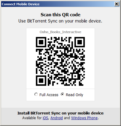 Existing BTSync collections